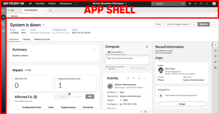 Use a Specific Theme for an Experience in ServiceNow: App Shells ...
